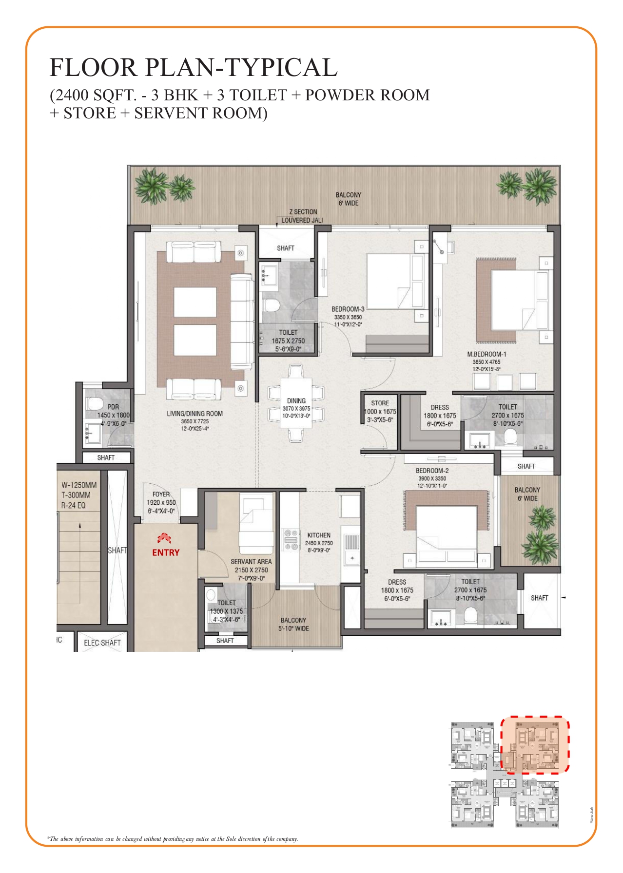 SS Sector 90 Gurgaon - 3 BHK Flats, 2400 sqft, at ₹3.6 Cr